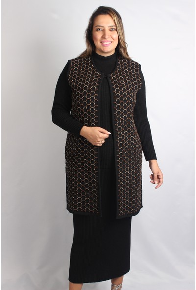 Sude Ekl Siyah 3 Lü Triko Takım 254