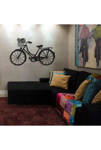 WiseDec Yazlık Bisikleti Metal Duvar Dekoru