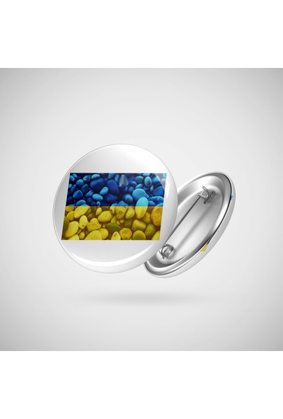 Fizello Flag Of Ukraine – Bed Of Rocks Rozet