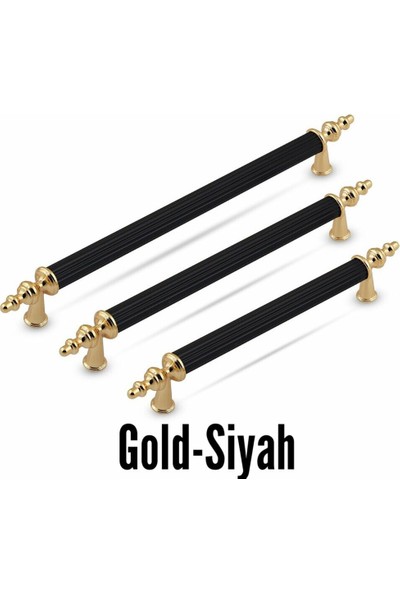 Trend Kulp Trend Gold - Siyah Retro Dolap Çekmece Mobilya Kulpları Trend Kulp Trend Gold - Siyah Retro Dolap Çekmece Mobilya Kulpları