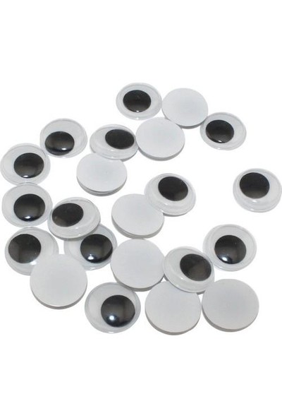 Linea Oynar Göz 20 mm Siyah 20'li