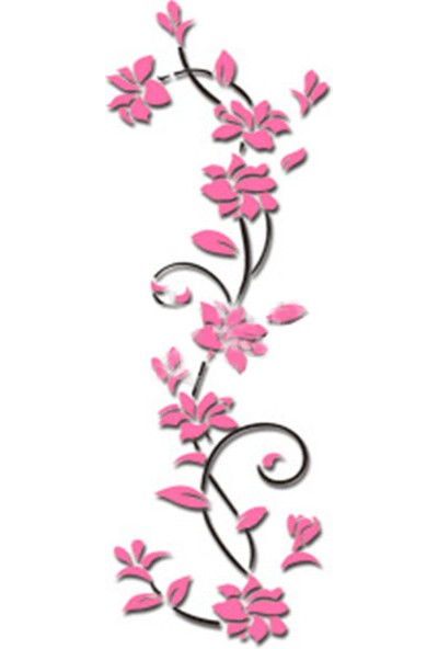 Nanstore 3D Akrilik Kristal Duvar Stickerı (Yurt Dışından)