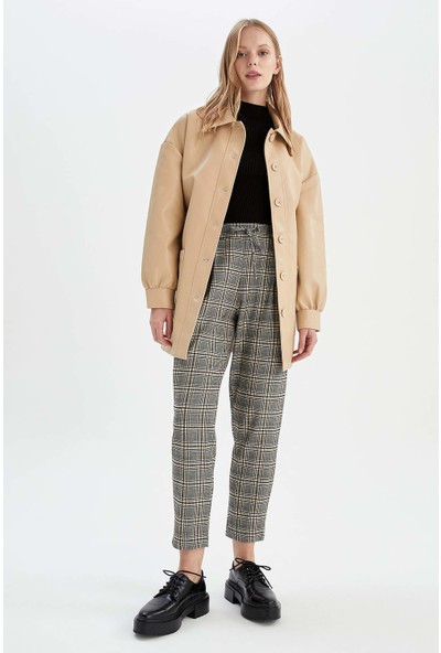 DeFacto Relax Fit Kareli Pantolon S9142Az21Au