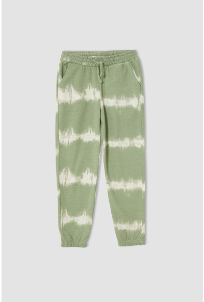 DeFacto Kız Çocuk Batik Desenli Jogger Eşofman Altı V3994A621Wn