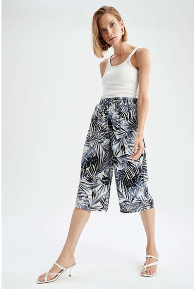 DeFacto Standart Fit Viskon Kapri W2720AZ21HS DeFacto Standart Fit Viskon Kapri W2720AZ21HS