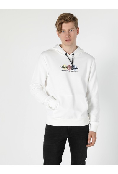 Colin's Beyaz Erkek Sweatshirt Colin's Beyaz Erkek Sweatshirt