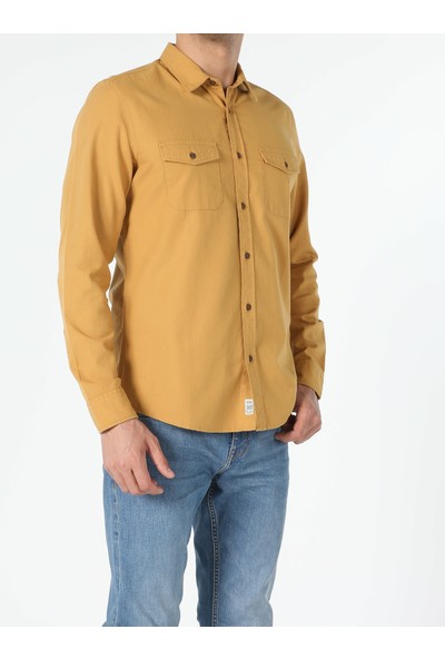 Colin's Sarı Erkek Gömlek U.kol