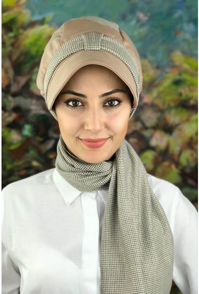 Butik Ambar Sütlü Kahve Tesettür Şapka Bone Butik Ambar Sütlü Kahve Tesettür Şapka Bone