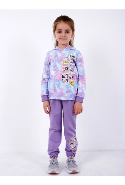 Looney Tunes Kapüşonlu Batik Eşofman Takım 18433 Looney Tunes Kapüşonlu Batik Eşofman Takım 18433