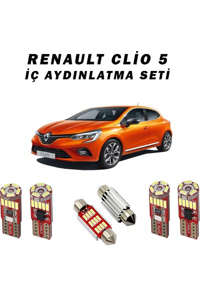Gpr Renault Clio 5 Iç Aydınlatma Beyaz Ampul Seti (Canbus) Gpr Renault Clio 5 Iç Aydınlatma Beyaz Ampul Seti (Canbus)
