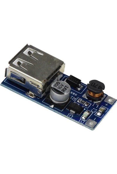 Feriot Dc-Dc Dönüştürücü Step Up Voltaj Yükseltici USB Powerbank Modülü Feriot Dc-Dc Dönüştürücü Step Up Voltaj Yükseltici USB Powerbank Modülü
