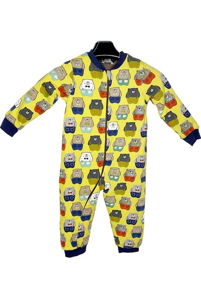 Edelweiss Ayıcık Baskılı Erkek Çocuk Uyku Tulumu