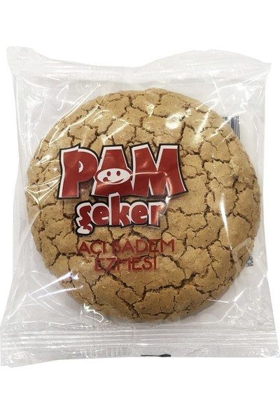 Pam Şeker Fıstıklı Acı Badem Kurabiyesi 12 x 60 gr