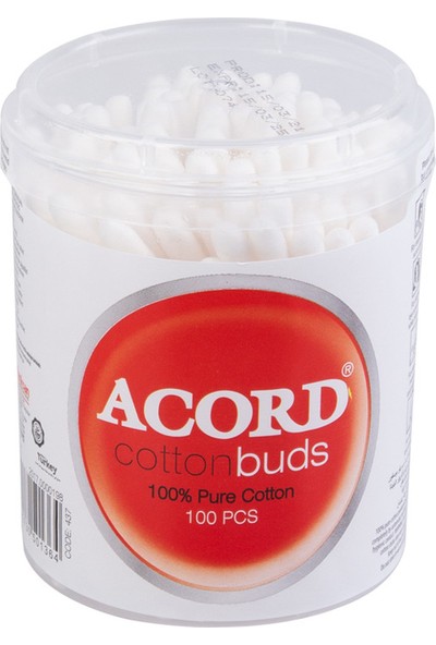 Acord Kulak Çöpü 100 Lü CODE437 1364 Acord Kulak Çöpü 100 Lü CODE437 1364