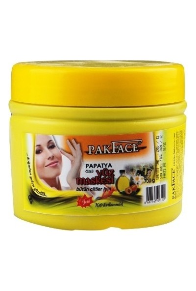 Pakface Papatya Özlü Yüz Maskesi