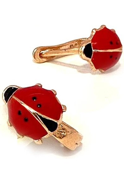 Pier Gümüş Çocuk Uğur Böceği Küpe