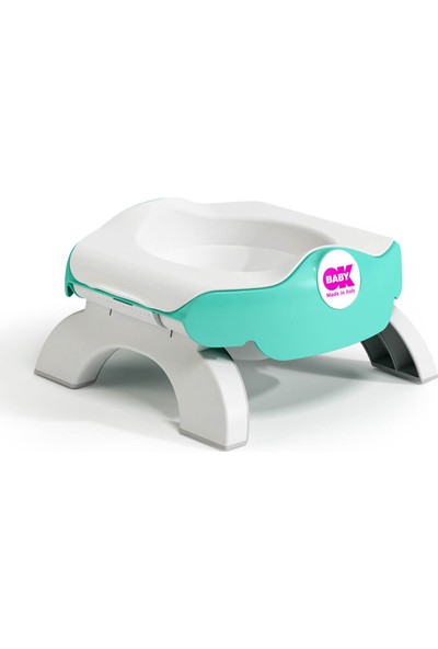 Okbaby Katlanabilir Oturak & Klozet Adaptörü / Turkuaz