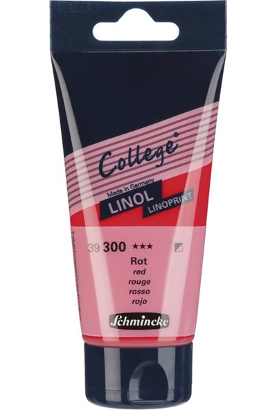 Schmincke College Linol Boyası 75 ml Red 300 Schmincke College Linol Boyası 75 ml Red 300