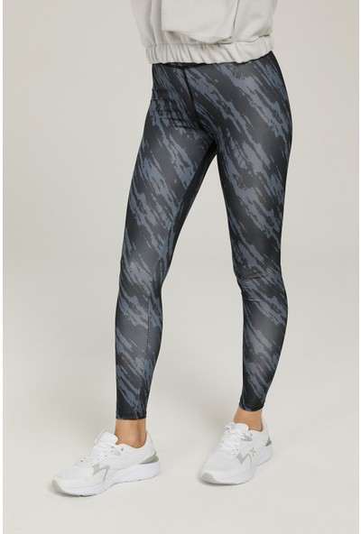 Kinetix SN625 Alessa Aop Leggıngs Siyah Kadın Tayt