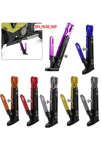 Espada Motosiklet Modifiye Yan Sehpa Ful Cnc Siyah Espada Motosiklet Modifiye Yan Sehpa Ful Cnc Siyah