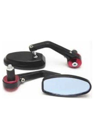 Espada Motosiklet Gidon Bağlantılı Ayna ( Kırmızı )