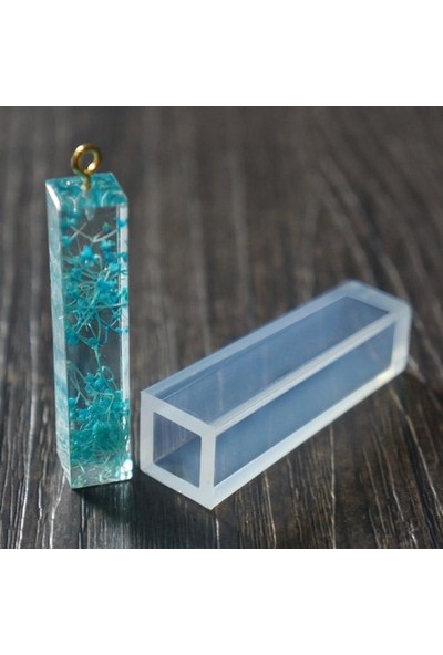 Rich Epoksi Silikon Kalıp Kolye Ucu 5x1.5 cm 72 Rich Epoksi Silikon Kalıp Kolye Ucu 5x1.5 cm 72