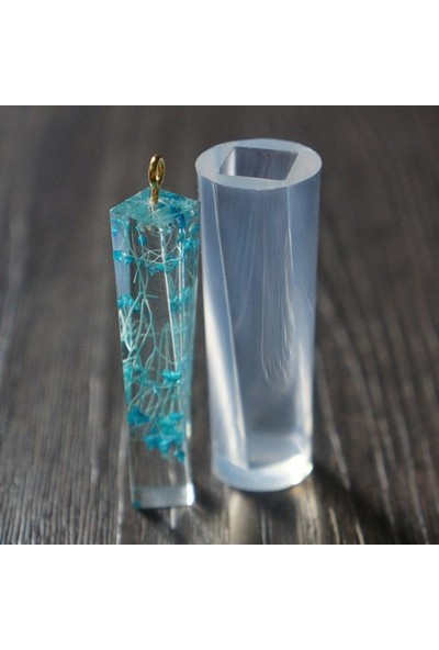 Rich Epoksi Silikon Kalıp Kolye Ucu 5x1.5 cm 74 Rich Epoksi Silikon Kalıp Kolye Ucu 5x1.5 cm 74
