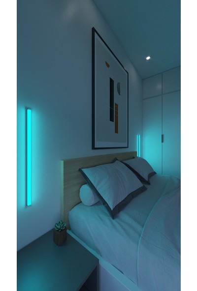 Blue Digital 1 Adet Mini Uzaktan Kumandalı LED Abajur Gece Lambası Rgb Yuksek Işık Sistemi Blue Digital 1 Adet Mini Uzaktan Kumandalı LED Abajur Gece Lambası Rgb Yuksek Işık Sistemi