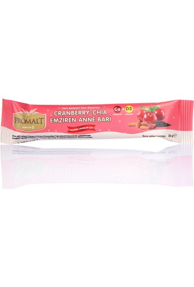 Promalt Meyve Bar Cramberry&chia 33 gr