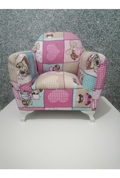 Sedef Avm 38 Çocuk Koltuğu Mobilya Tekli Koltuk Pembe Ayıcıklı Ayaklı Sedef Avm 38 Çocuk Koltuğu Mobilya Tekli Koltuk Pembe Ayıcıklı Ayaklı