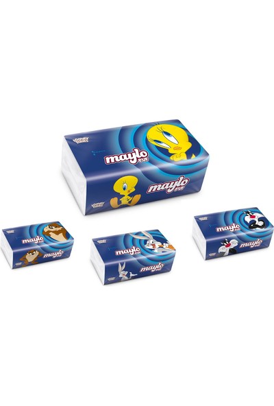 Maylo Looney Tunes Puf Mendil 150 Yaprak Maylo Looney Tunes Puf Mendil 150 Yaprak
