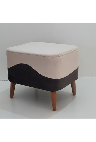 Mc Mobilya Sahra Taraftar Beşiktaş 2 Puf Tabure