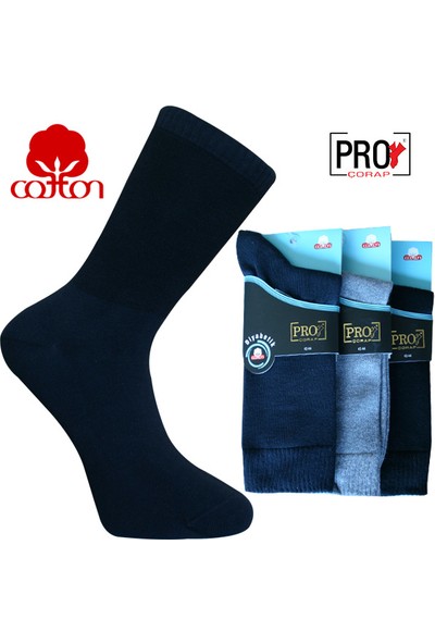 Pro Çorap 16408-K-1 Penye Şeker(Diyabetik) Erkek Çorabı No: 42-44 Pro Çorap 16408-K-1 Penye Şeker(Diyabetik) Erkek Çorabı No: 42-44