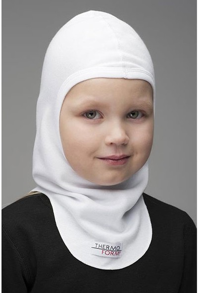 Thermoform Çocuk Kar Maskesi Beyaz 2-4
