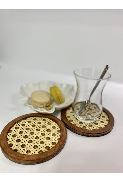 Maison Avf Rattan Hazeran Bardak Altlığı Eskitme Renk MA036