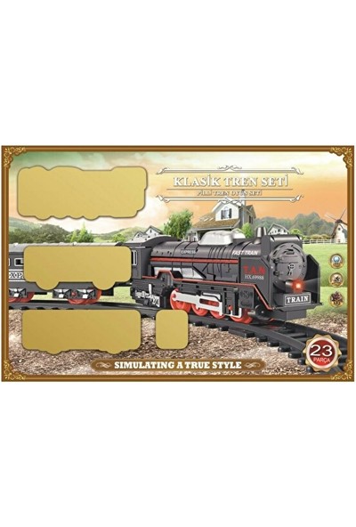 Mj Star 23 Parça Pilli Tren Oyun Seti Mj Star 23 Parça Pilli Tren Oyun Seti