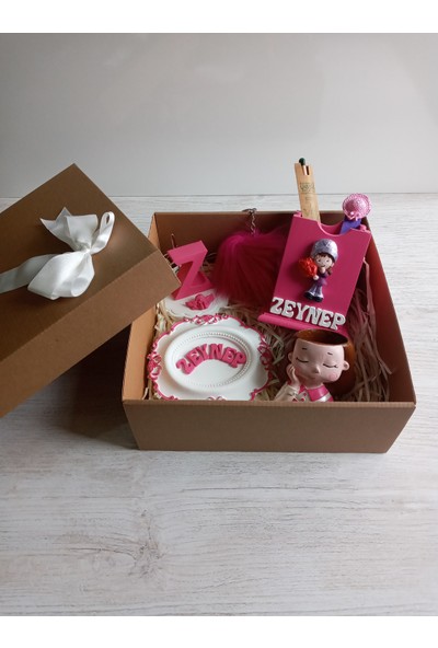 Eva Hediye Kız Çocukları Için Pembe Hediye Seti