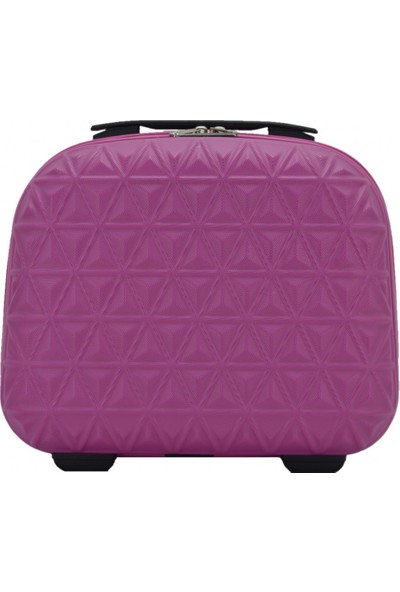 Ççs Abs Makyaj Çantası El Valizi Pembe 36X28