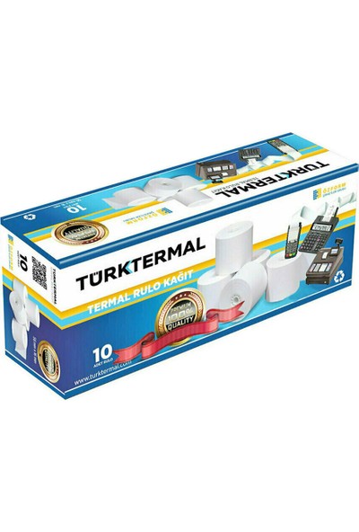 Türk Termal Termal Rulo 80 mm x 40 m 10'lu Paket