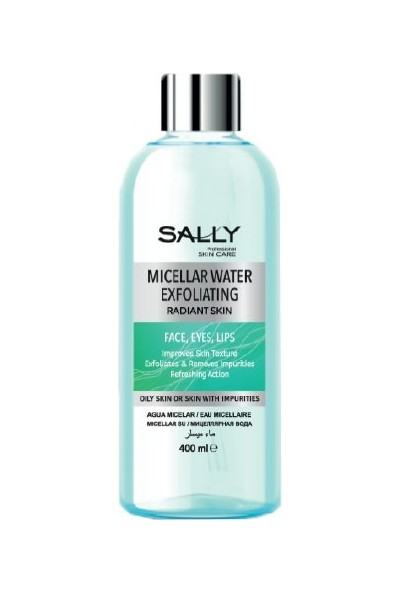 Sally Micellar Su Exfolation 400 Ml - Yağlı Ciltler