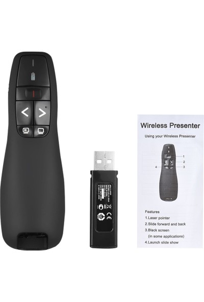 Good Shop 2.4ghz Kablosuz USB Powerpoint Sunumu Ppt Flip Pen Pointer Clicker Presenter Dahili Alıcı Kırmızı Işık Uzaktan Kumanda (Yurt Dışından) Good Shop 2.4ghz Kablosuz USB Powerpoint Sunumu Ppt Flip Pen Pointer Clicker Presenter Dahili Alıcı Kırmızı Işık Uzaktan Kumanda (Yurt Dışından)