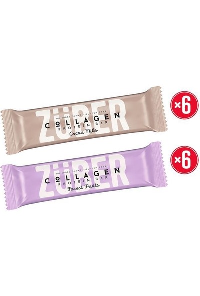 Züber Kolajen Bar Deneme Paketi - 12 Adet x 35GR Züber Kolajen Bar Deneme Paketi - 12 Adet x 35GR