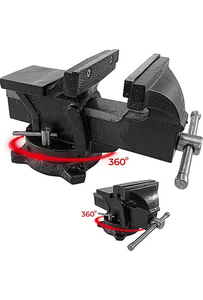 Anadolu Strong Büyük Boy 80MM 3'' 360'' Dönerli Taban Dövme Çelik Sabit Tezgah Masa Mengenesi Anadolu Strong Büyük Boy 80MM 3'' 360'' Dönerli Taban Dövme Çelik Sabit Tezgah Masa Mengenesi