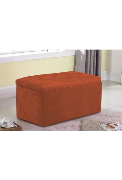 Alda Gelsin Lüks Kapitoneli Sandıklı Puf 80 cm Alda Gelsin Lüks Kapitoneli Sandıklı Puf 80 cm