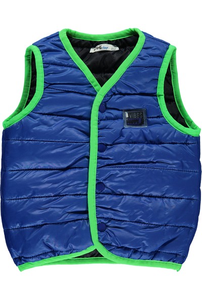 Civil Boys Erkek Çocuk Yelek 2-5 Yaş Saks Mavisi