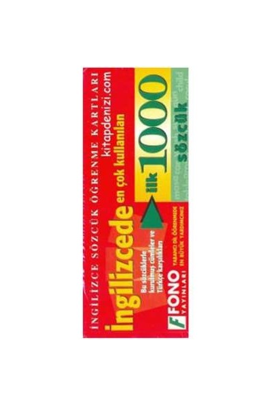 Fono Yayınları Ingilizcede Ilk 1000 Sözcük Kartları Fono Yayınları Ingilizcede Ilk 1000 Sözcük Kartları