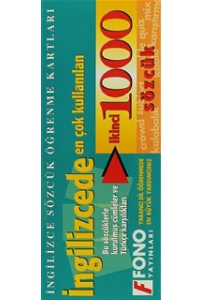 Fono Yayınları Ingilizcede Ikinci 1000 Sözcük Kartları Fono Yayınları Ingilizcede Ikinci 1000 Sözcük Kartları