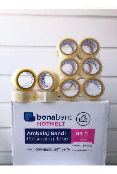 Bonabant Hotmelt 45X100 38 Mc Şeffaf 6'lı Bonabant Hotmelt 45X100 38 Mc Şeffaf 6'lı