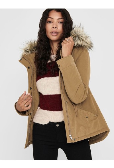 Only Kadın Kahverengi-240105 Mont