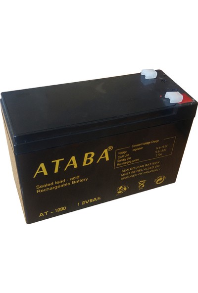 Ataba AT-1290 12 Volt Akü Ataba AT-1290 12 Volt Akü
